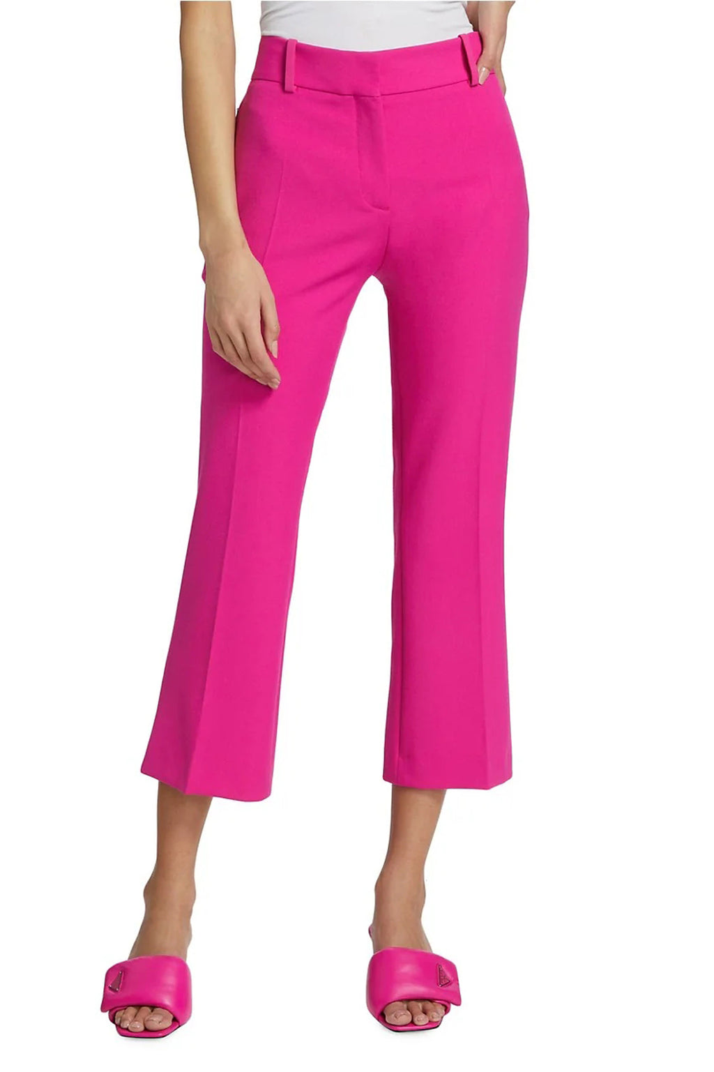 Frame - Le Crop Mini Boot Trouser Fuchsia – Wardrobe Apparel