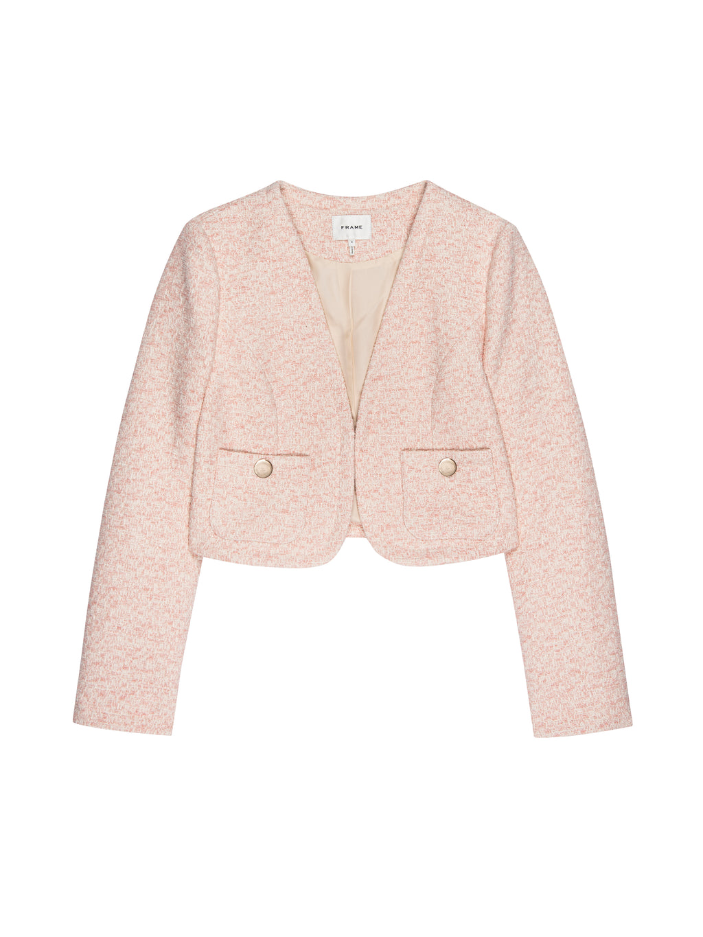 Frame - The Tweed Blazer in Azalea Multi – Wardrobe Apparel