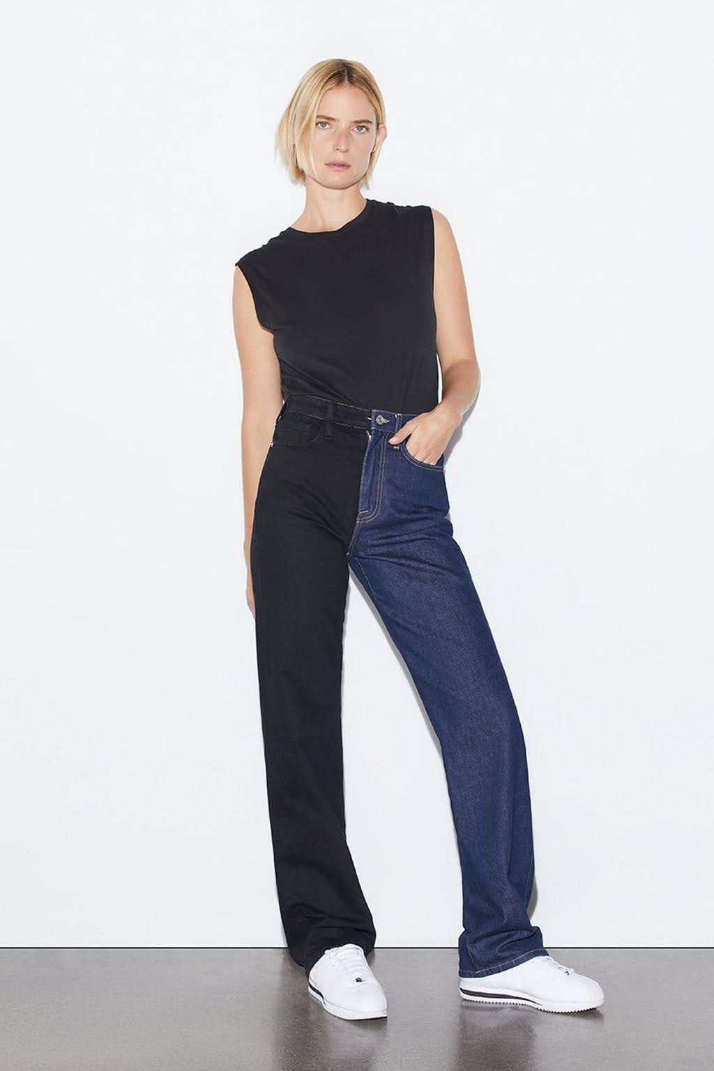 Frame - Le Jane Dell Noir – Wardrobe Apparel